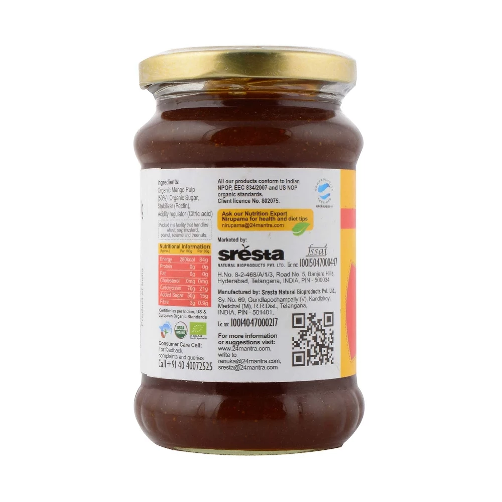 24 Mantra Organic Mango Jam
