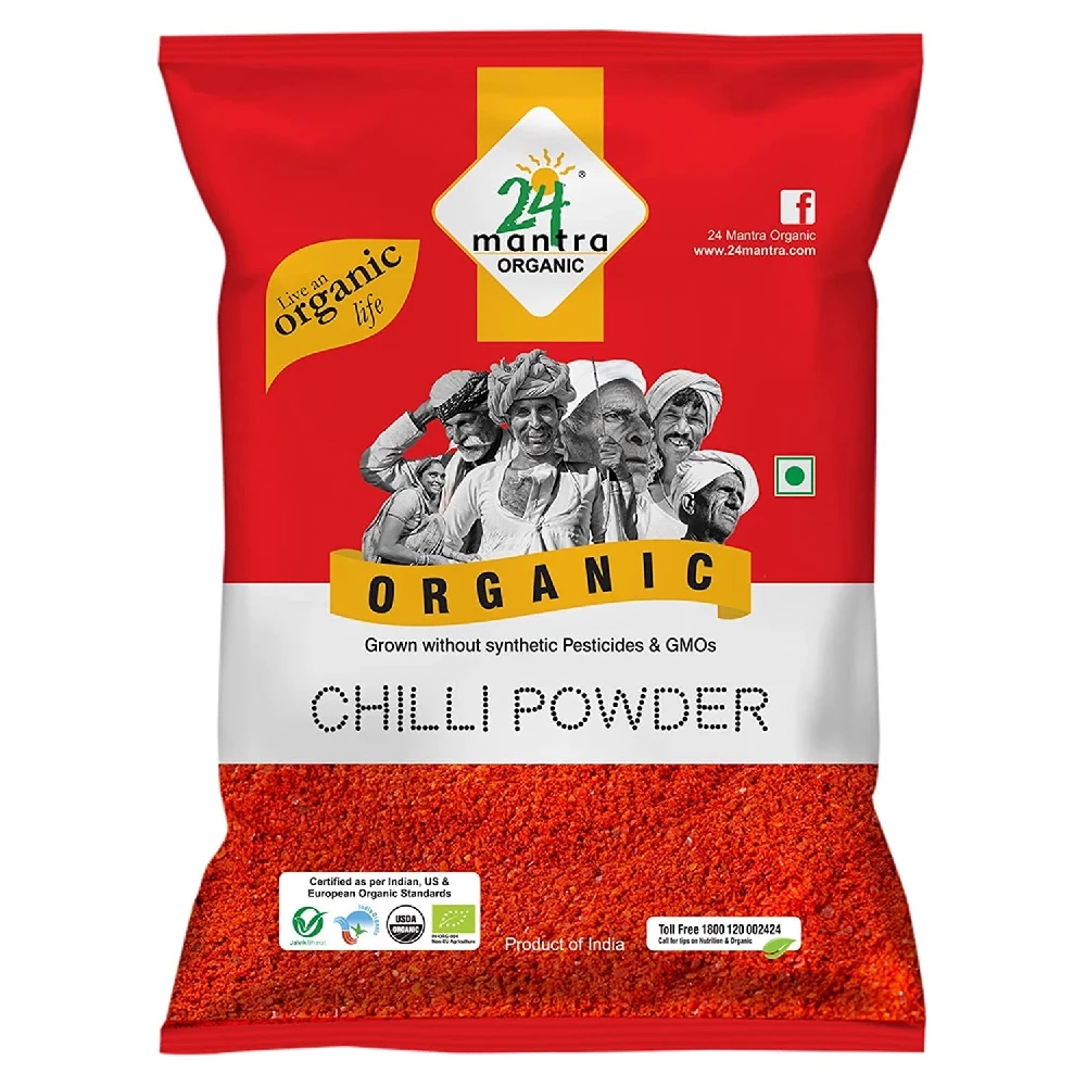 24 Mantra Organic Red Chilli Powder