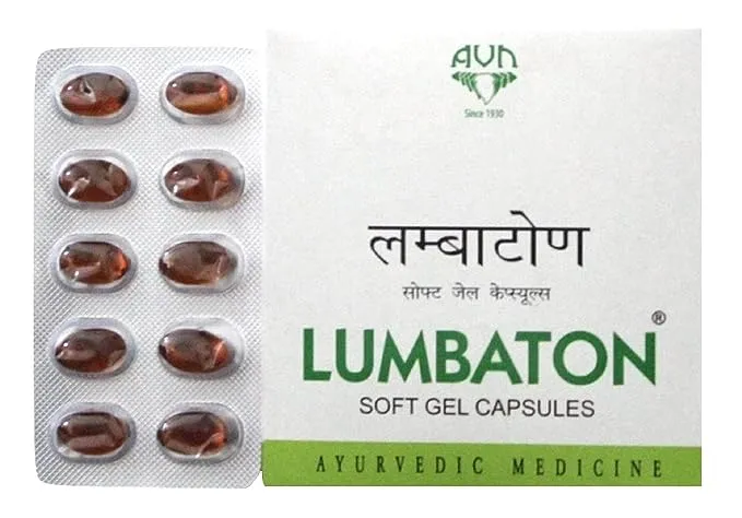 AVN Ayurveda Lumbaton Softgel Capsules