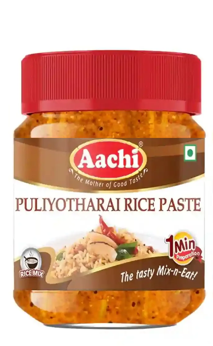 Aachi Puliyodharai Rice Paste