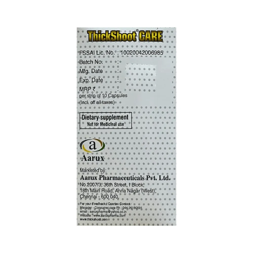 Aarux ThickShoot Care Capsules | The Desi Food