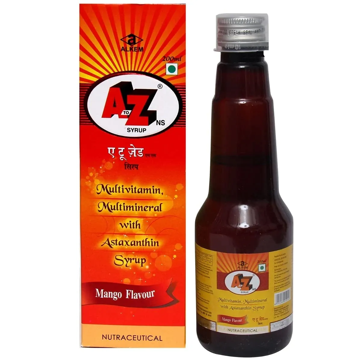 Alkem A to Z NS Syrup Mango Flavor
