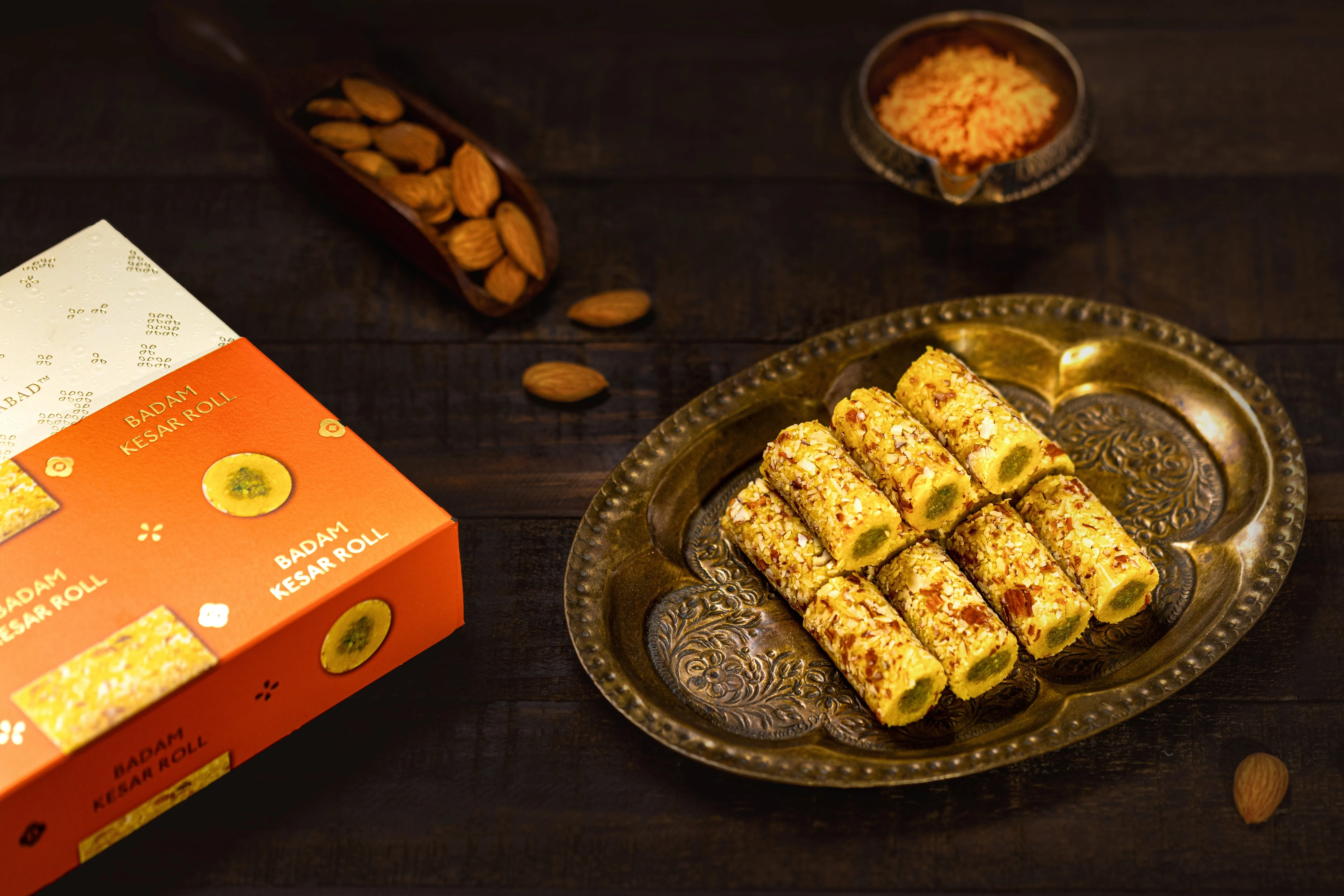 Almond House Badam Kesar Roll (MAP)