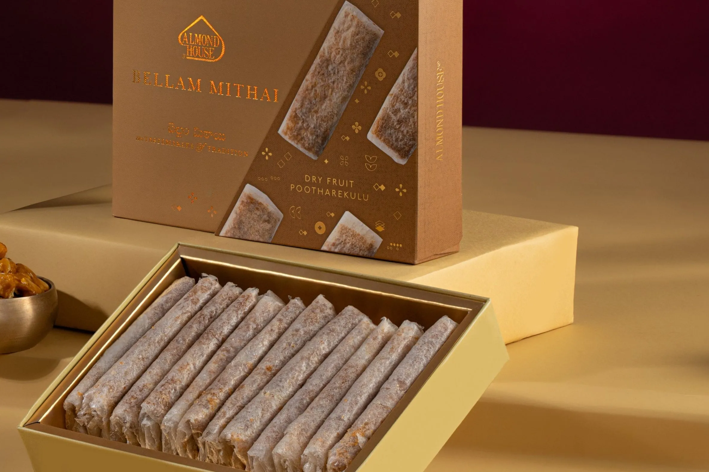 Almond House Bellam Dryfruit Poothrekulu (MAP)