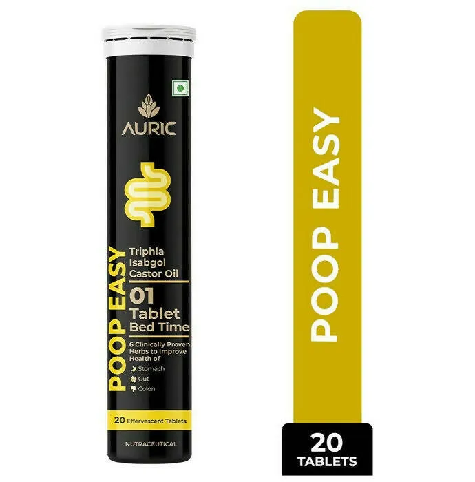 Auric Poop Easy Effervescent Tablets (20 Tablets Each)