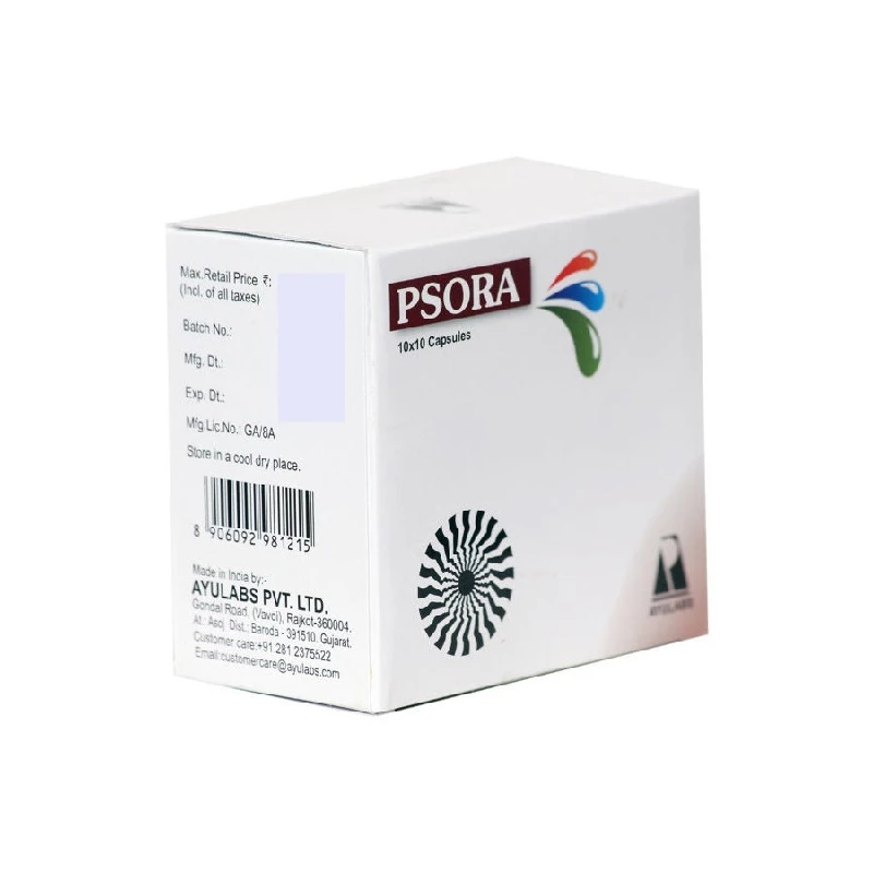 Buy Ayulabs Ayurveda Psora Capsules for Psoriasis Relief