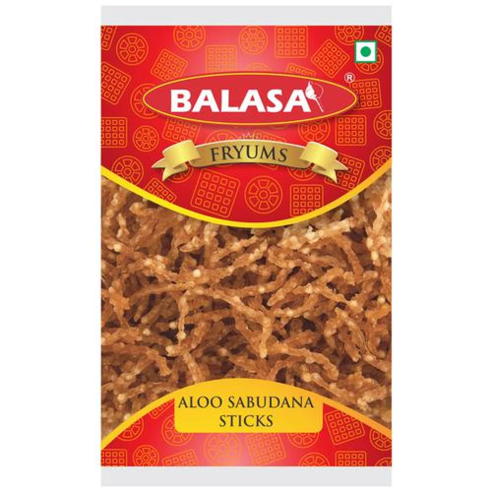 BALASA Aloo Sabudana Sticks/Papad/Fryums - Crispy