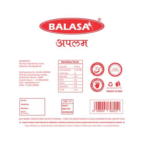 BALASA Appalam Papad