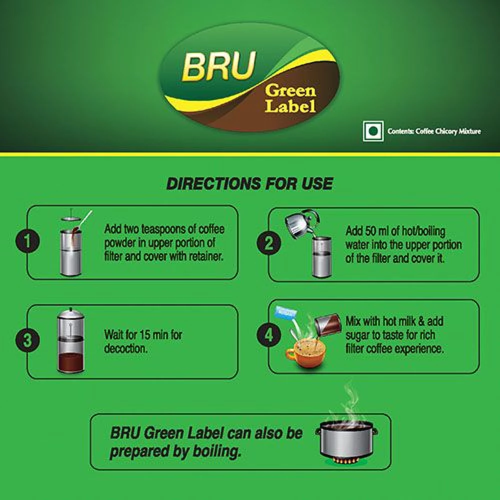 BRU Filter Coffee - Green Label