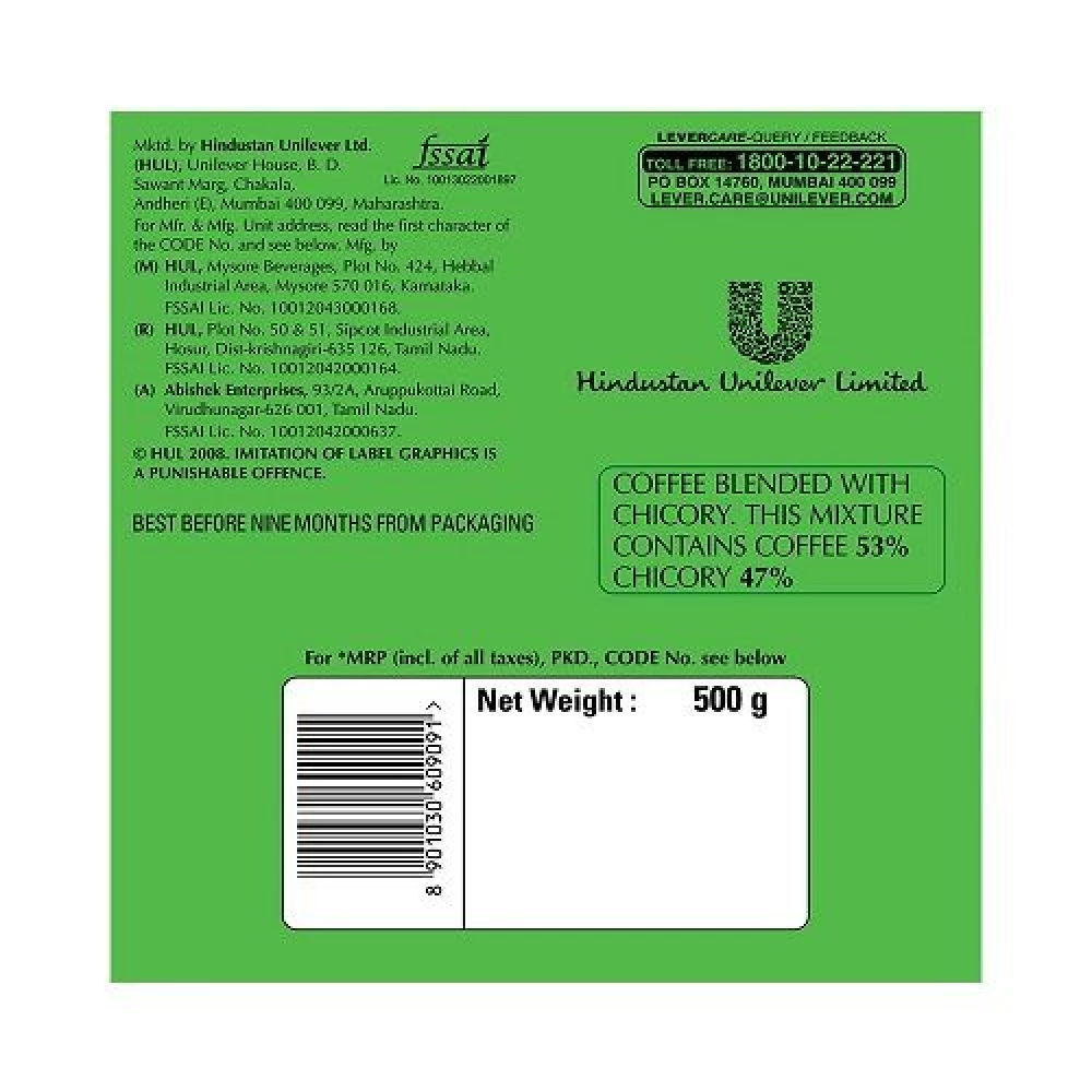 BRU Filter Coffee - Green Label