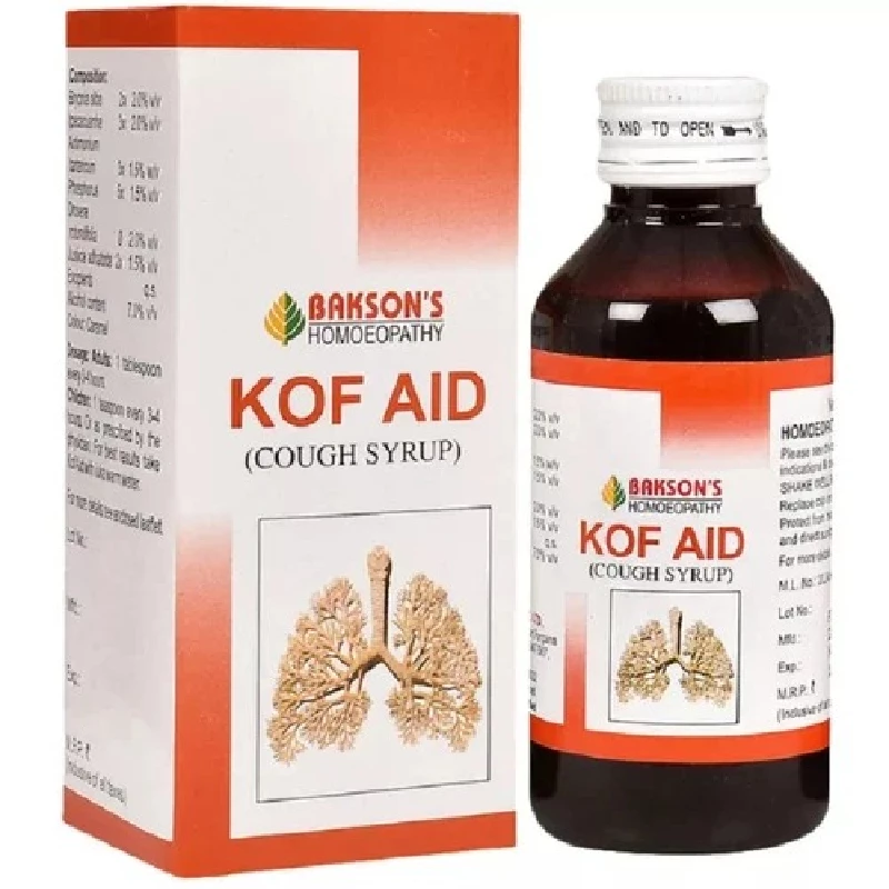 Bakson's Homeopathy Kof Aid Cough Syrup