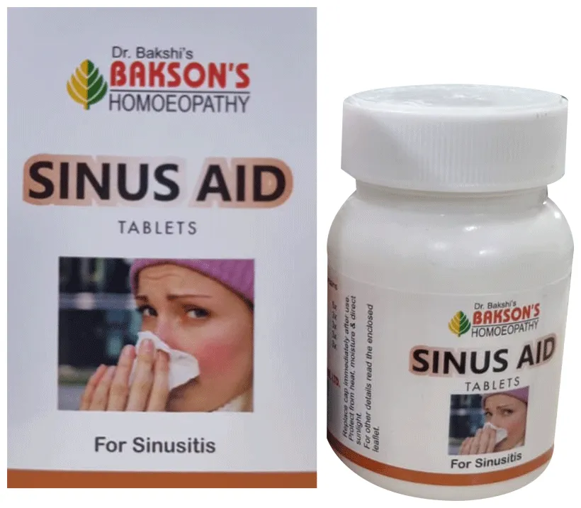 Bakson's Homoeopathy Sinus Aid Tablet