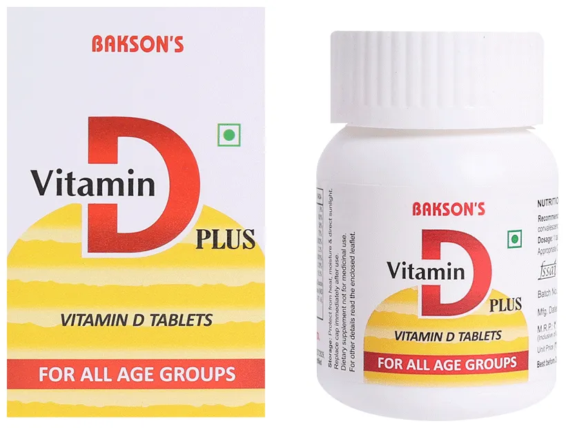 Bakson's Homoeopathy Vitamin D Plus Tablet