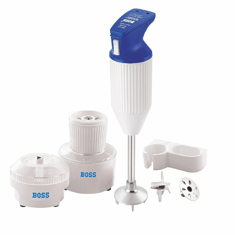 Boss 180 Watts Hand Blender And Chopper- Blue