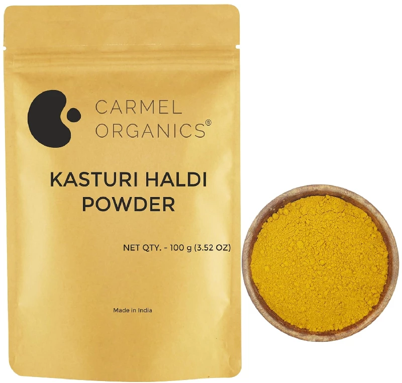 Carmel Organics Kasturi Haldi-Wild Turmeric Root Powder
