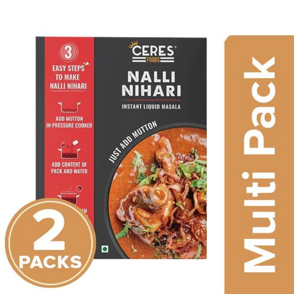 Ceres Foods Nalli Nihari Instant Liquid Masala - Mutton Cooking Paste