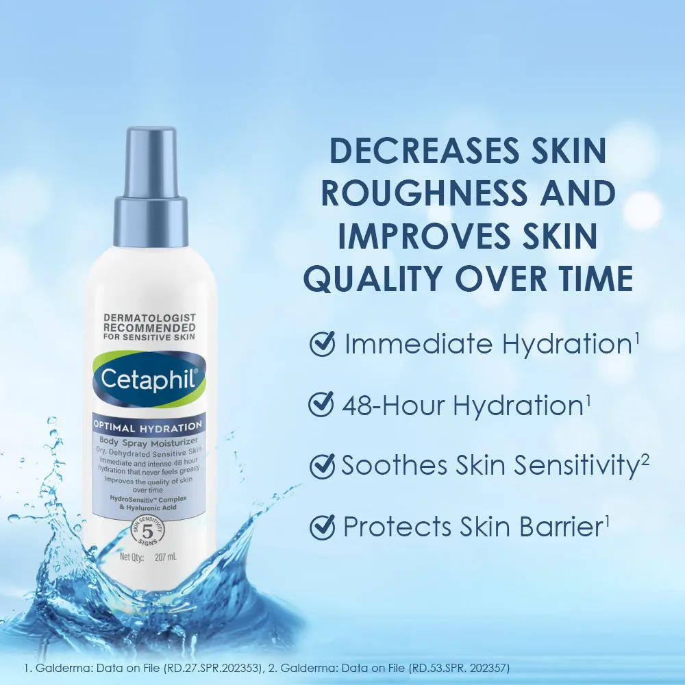 Cetaphil Optimal Hydration Body Spray Moisturizer
