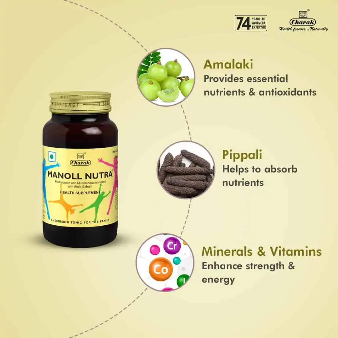 Charak Pharma Manoll Nutra Syrup | The Desi Food