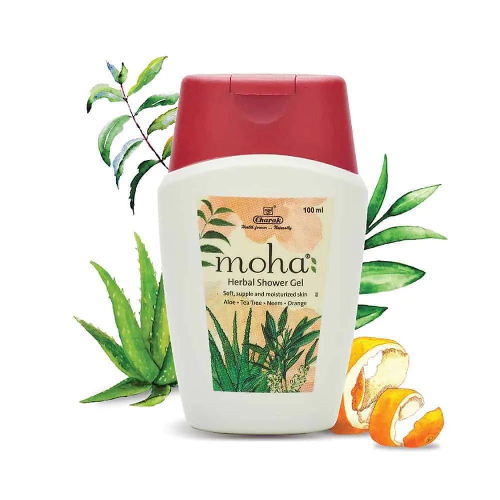 Charak Pharma moha: Herbal Shower Gel | The Desi Food