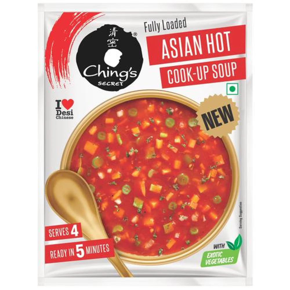 Ching'S Secret Asian Hot Cook Up Soup - With Exotic Vegetables