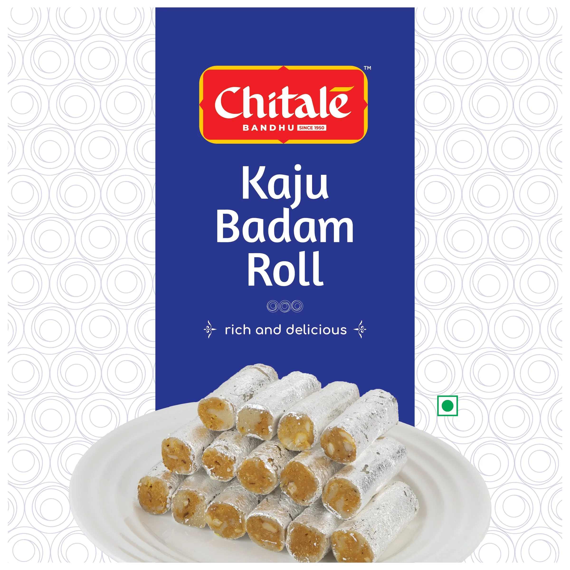 Chitale Bandhu Kaju Badam Roll | The Desi Food