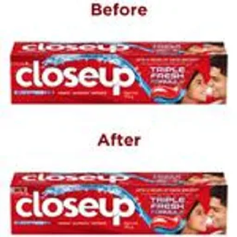 Close Up Closeup Everfresh Red Toothpaste Hot