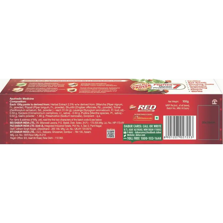 Dabur Red Toothpaste