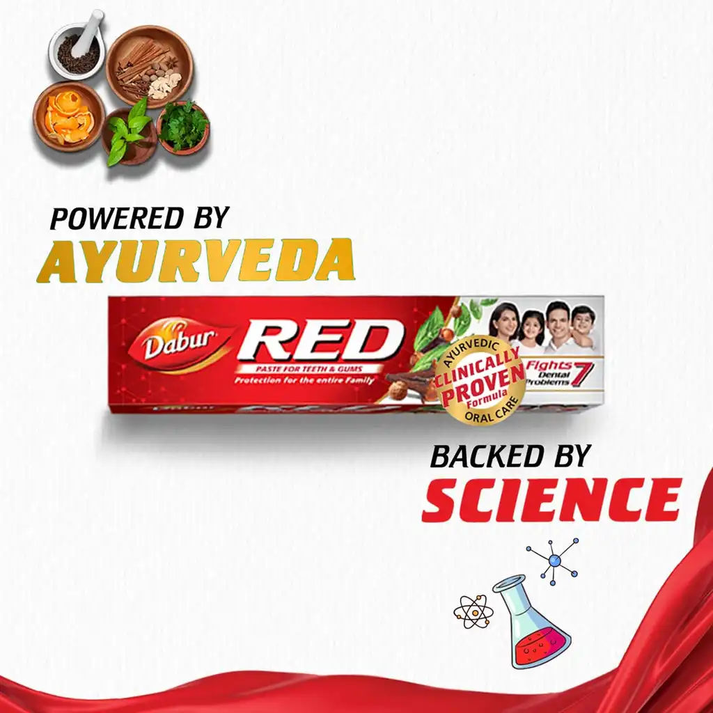 Dabur Red Toothpaste Pack of 2