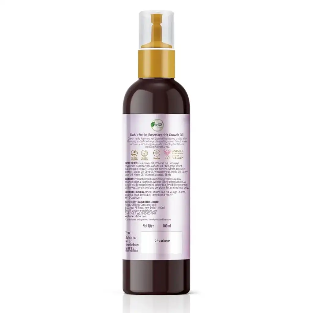 Dabur Vatika Naturals Rosemary Hair Growth Oil