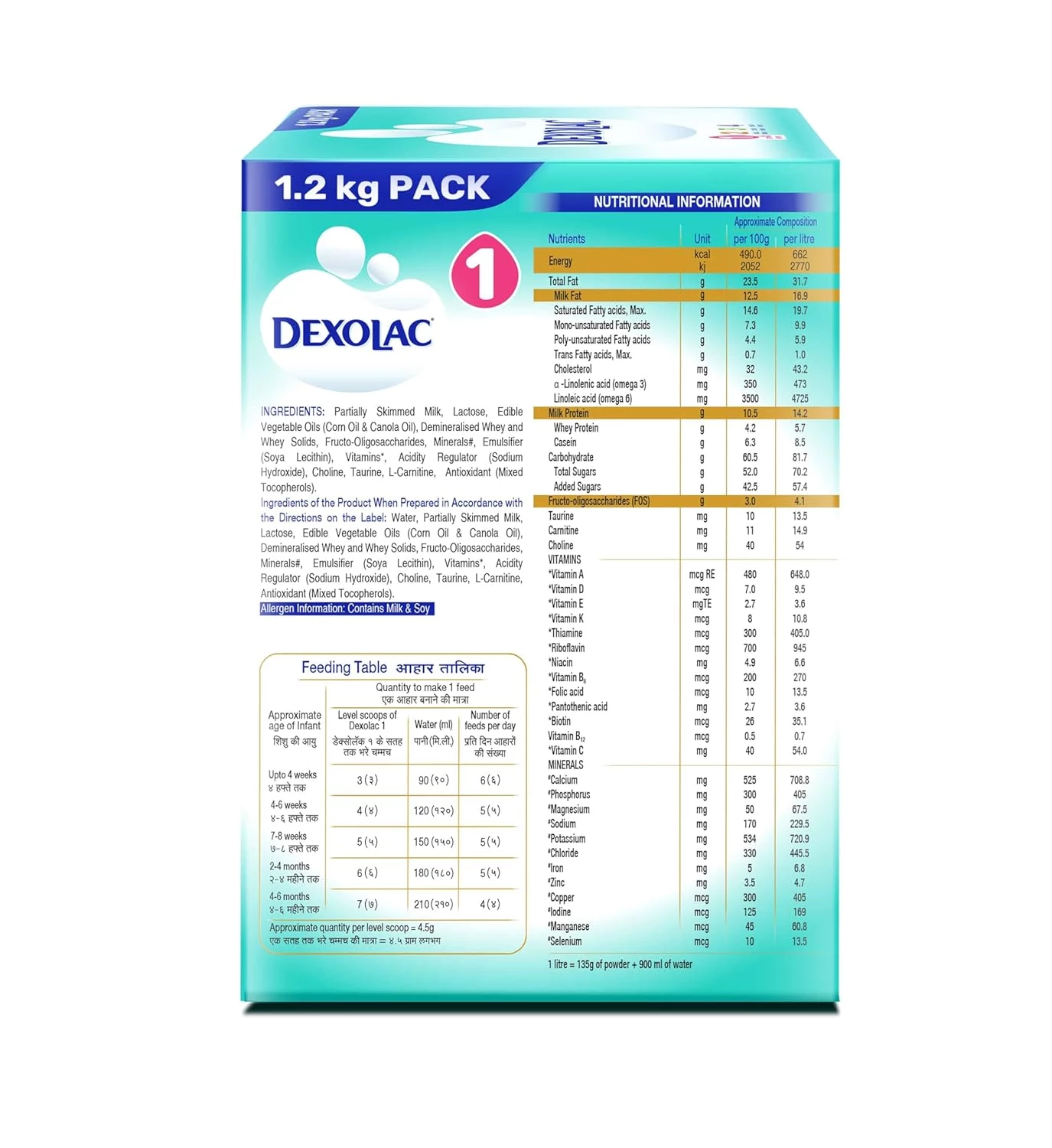 Dexolac Stage 1 Infant Formula Milk Powder