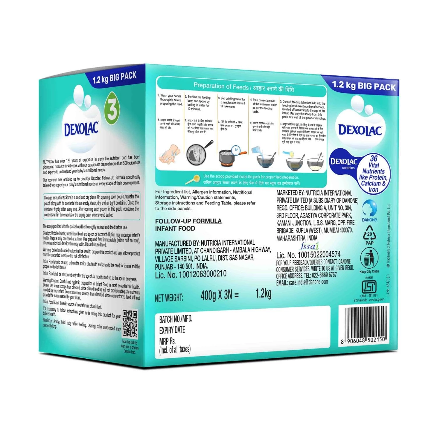 Dexolac Stage 3 Infant Formula Milk Powder