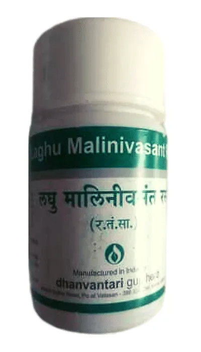 Dhanvantari Laghu Malinivasant Ras Tablets | The Desi Food