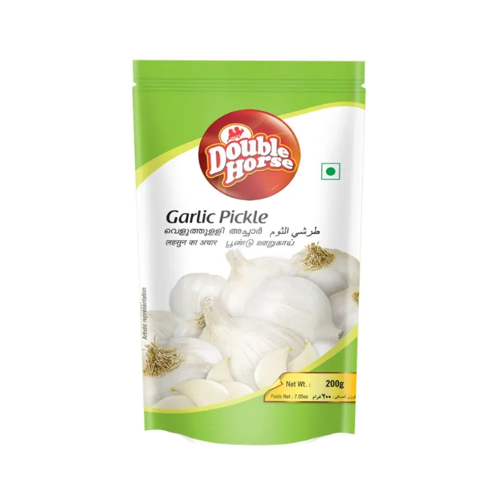 Double Horse Garlic Pickle | The Desi Food