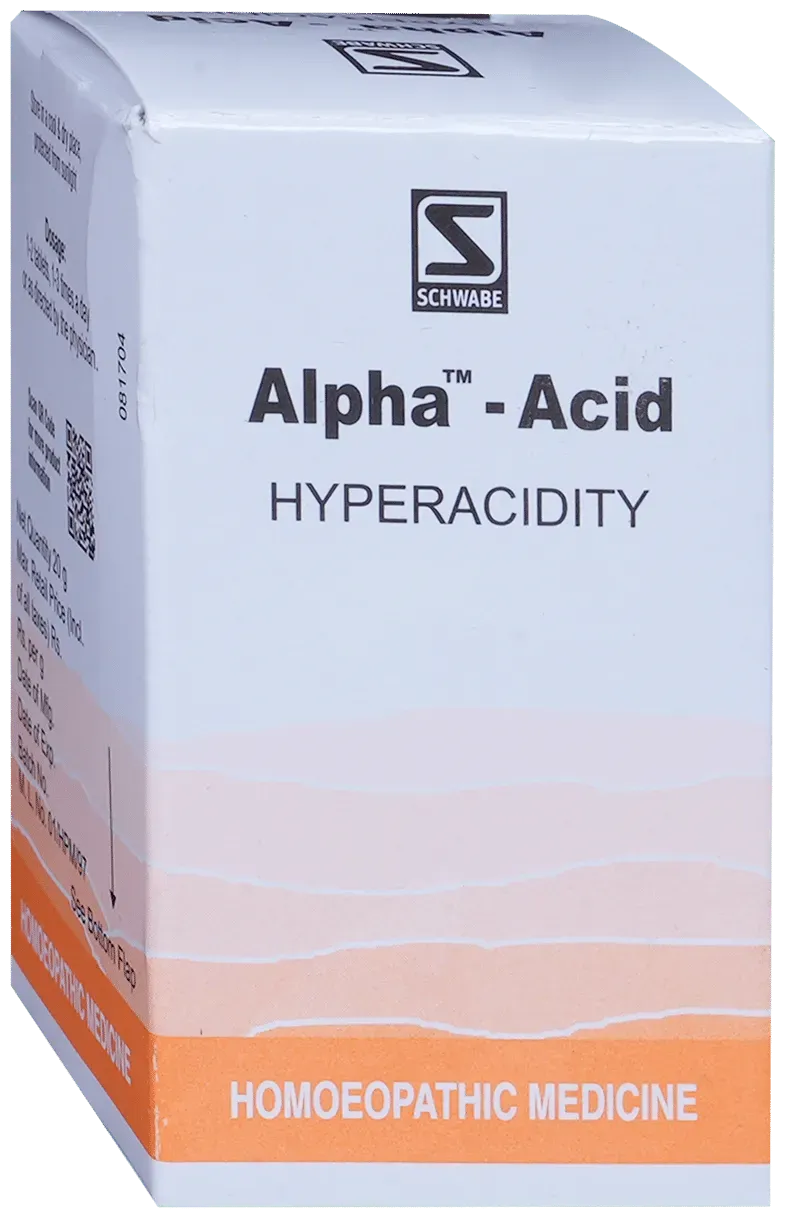 Dr. Willmar Schwabe India Alpha - Acid Tablet