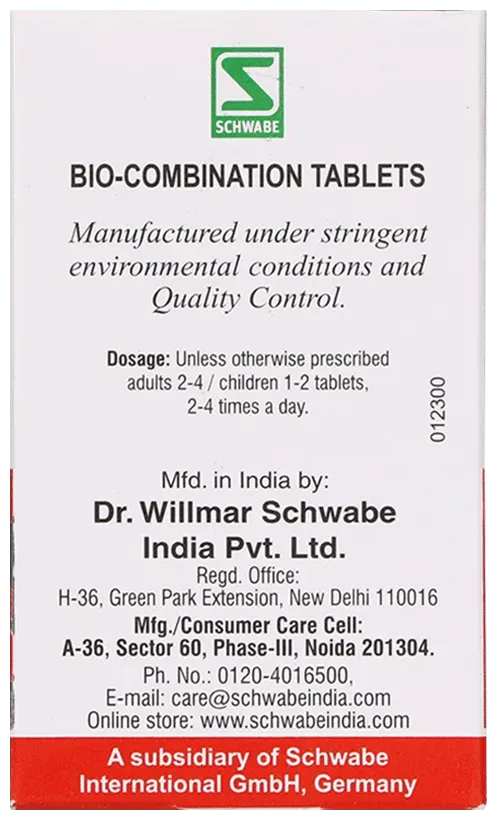 Dr. Willmar Schwabe India Bio-Combination 06 (BC 06) Tablet