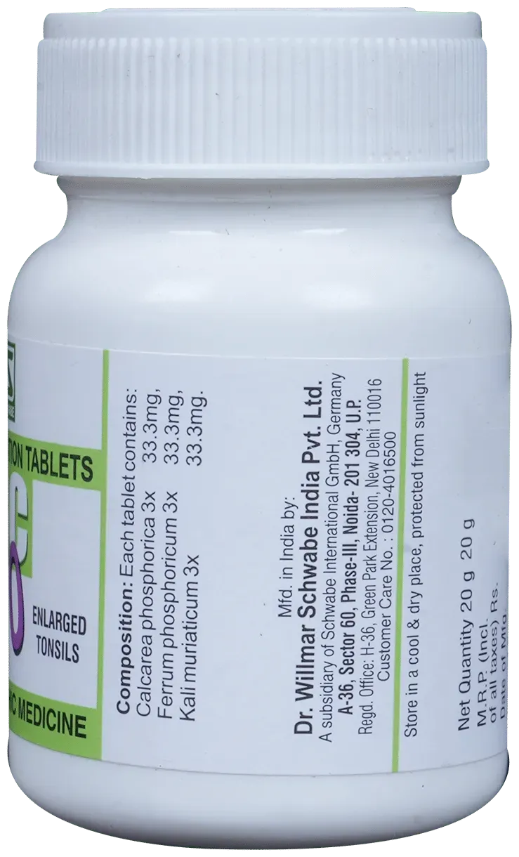 Dr. Willmar Schwabe India Bio-Combination 10 (BC 10) Tablet