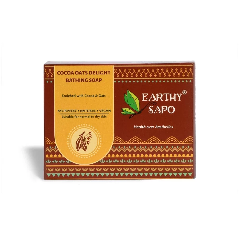 Earthy Sapo Cocoa Oats Delight Bathing Soap