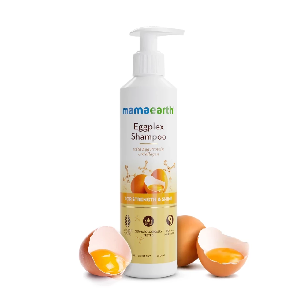 Eggplex Shampoo with Egg Protein & Collagen for Strength and Shine