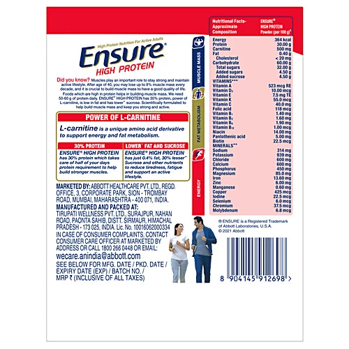 Ensure High Protein-Vanilla Flavour