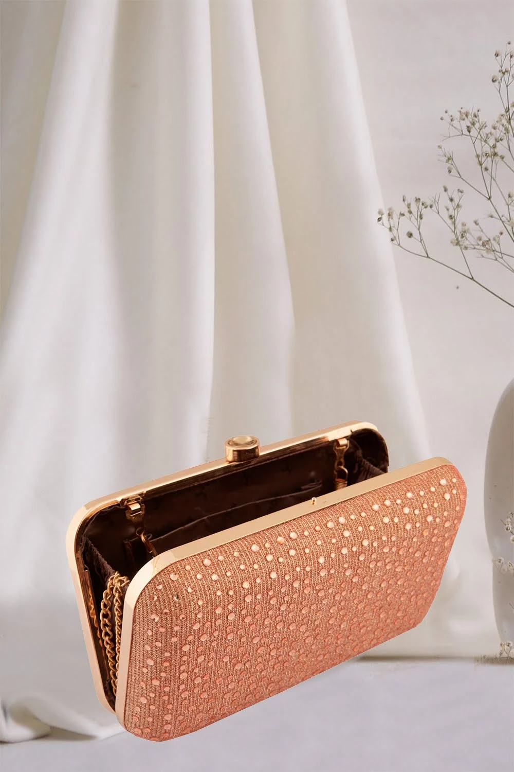 Era Collection Stone Handwork Clutches