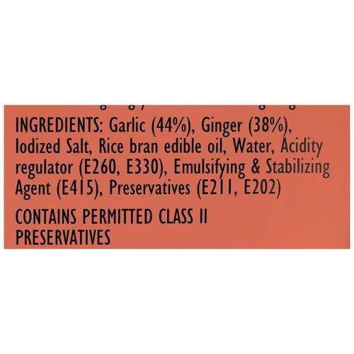 Everest Ginger Garlic Paste - No Added Colours & Flavours