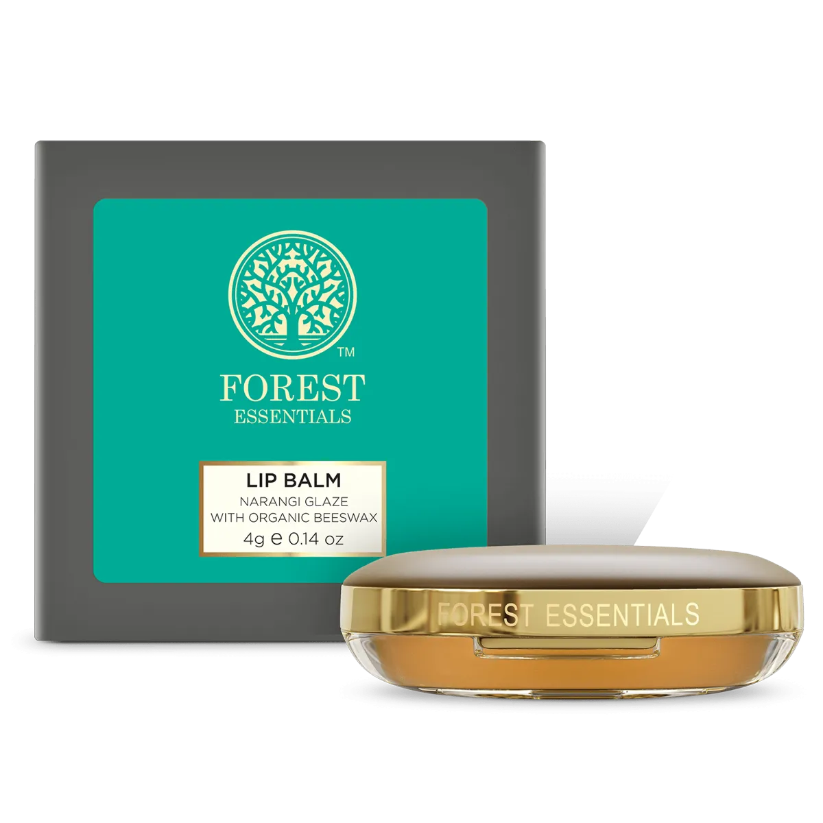 Forest Essentials Luscious Lip Balm Narangi Glaze