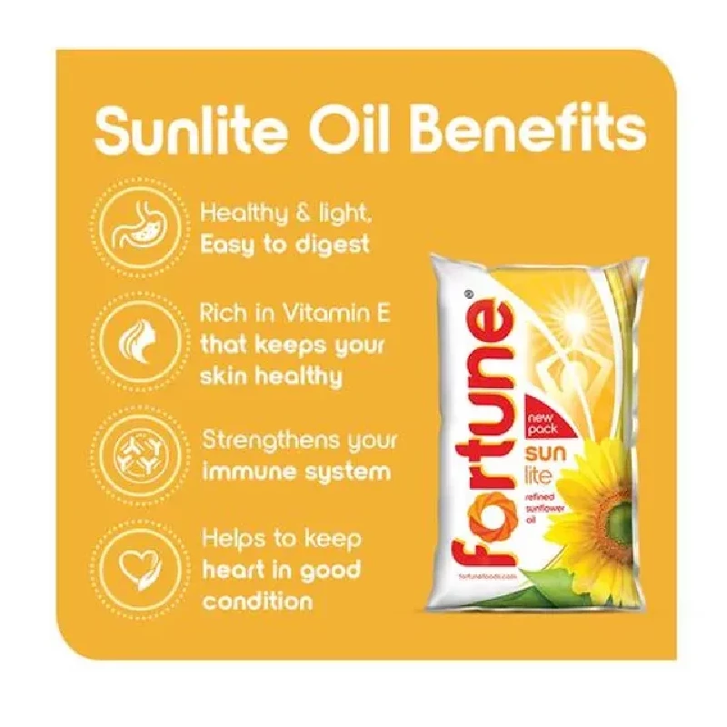 Fortune Sun Lite - Sunflower Refined Oil