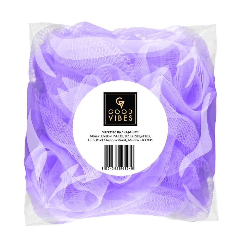 Good Vibes Loofah Purple