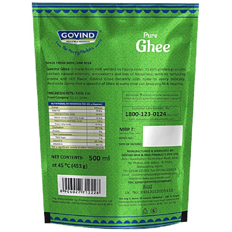 Govind Pure Cow Ghee-Pouch