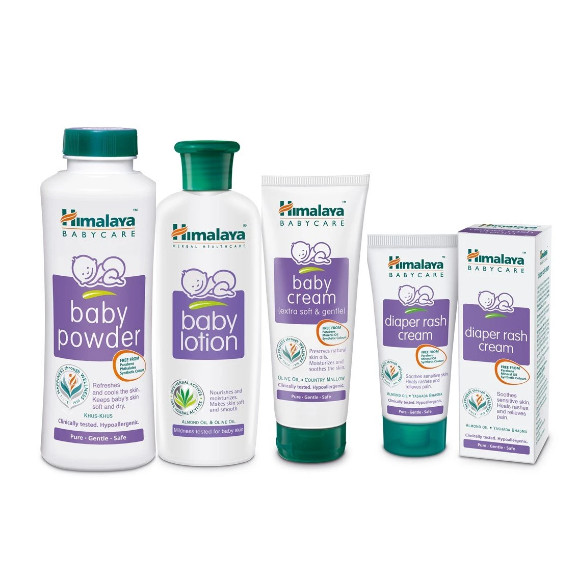 Himalaya Baby Care Baby Grooming Kit, Mini with Free Diaper Rash Cream