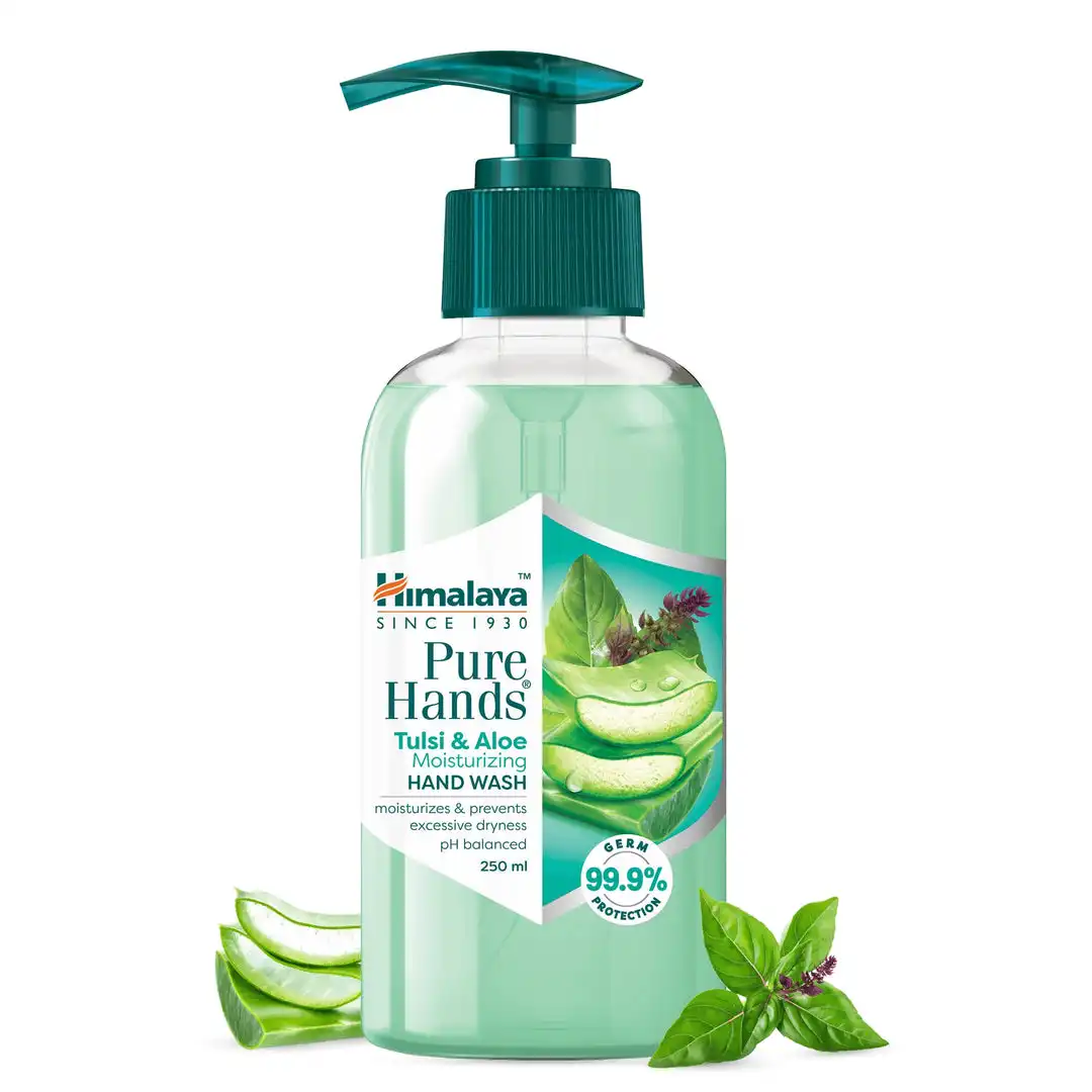 Himalaya Pure Hands Tulsi & Aloe Moisturizing Hand Wash | The Desi Food