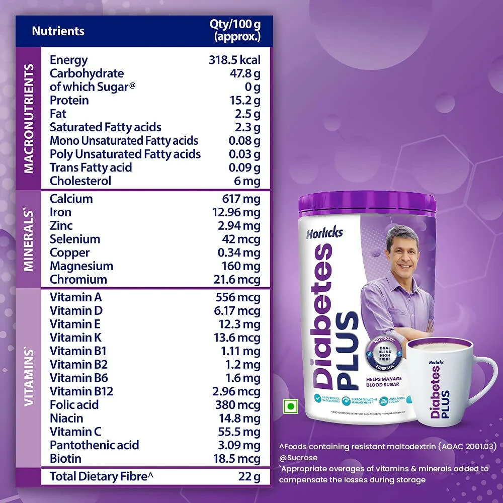 Buy Horlicks Diabetes Plus – Vanilla Drink for Diabetes Care
