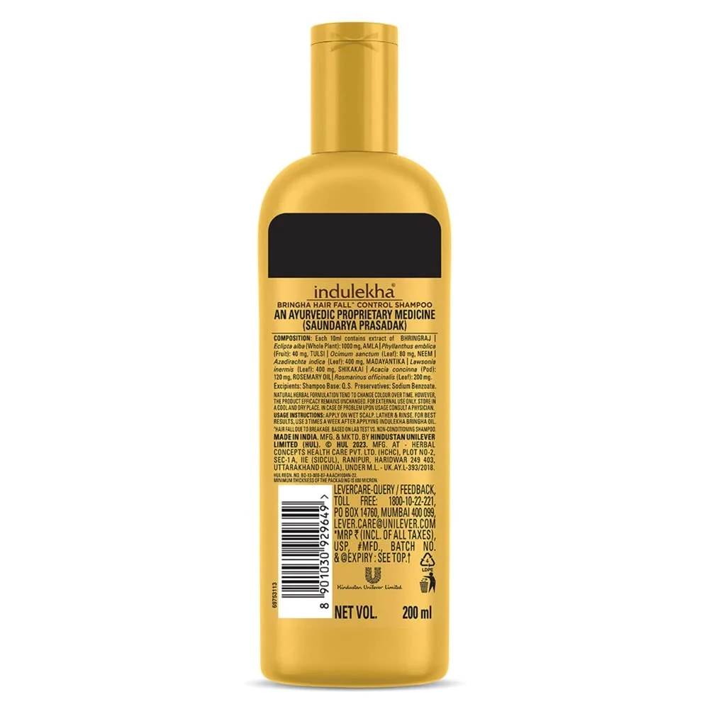 Indulekha Bringha Anti Hair Fall Shampoo – Ayurvedic Hair Care