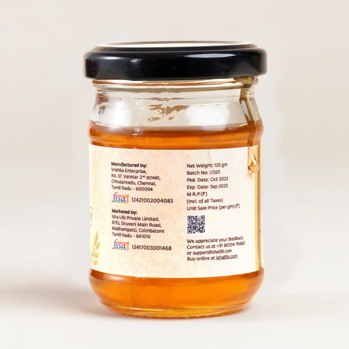 Isha Life Acacia Honey